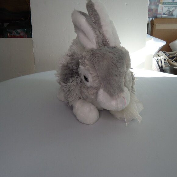 Dan Dee | Toys | Dan Dee Rabbit Bunny 2 Plush Realistic Graywhite Soft ...